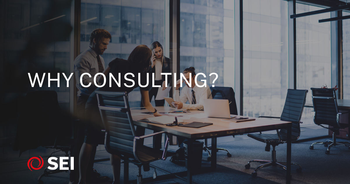 SEI | Insights | Why Consulting?