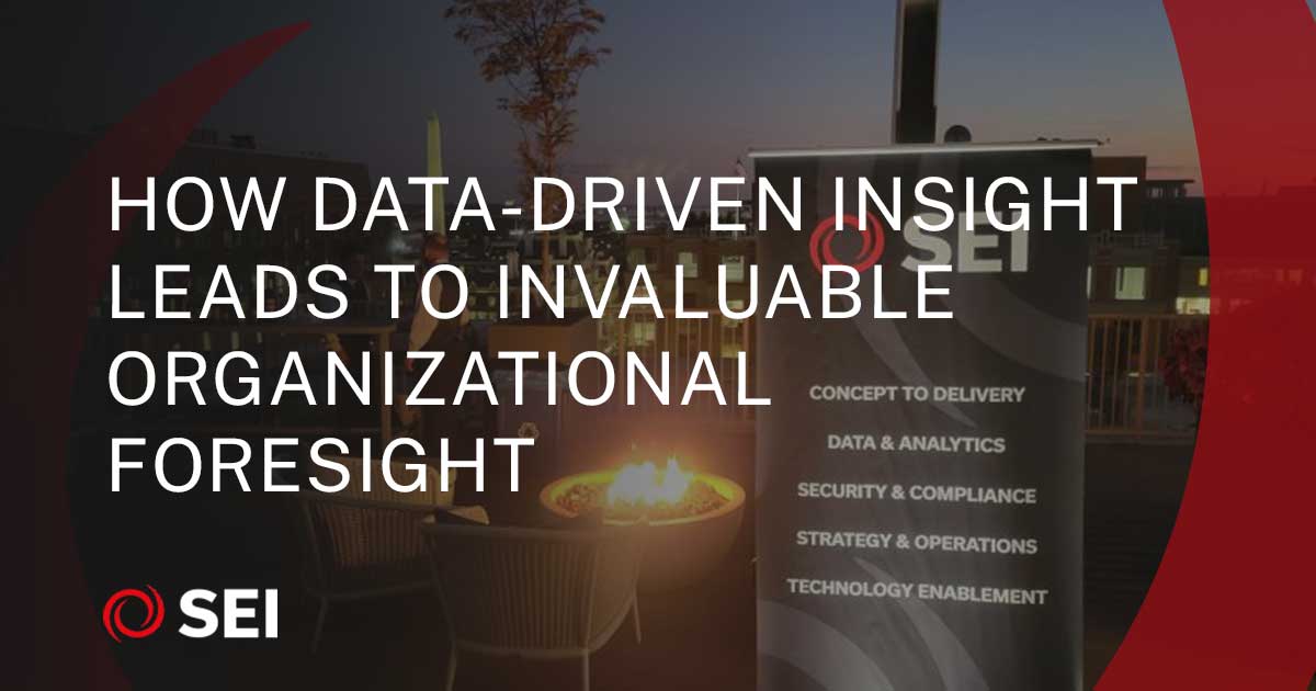 SEI Insights | Leveraging Data-Driven Foresight for Better Enterprise Resilience